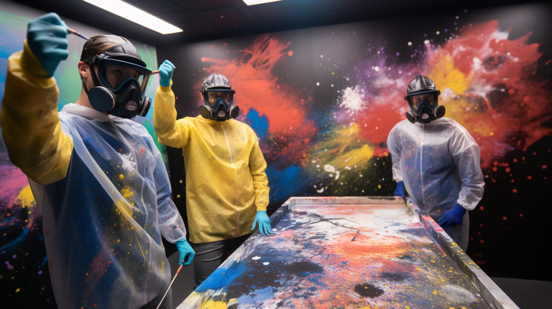 Splatter Room - Salpica Pintura - Break and Joy